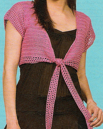 Ravelry: Tie Front Top pattern by Lisa Gentry