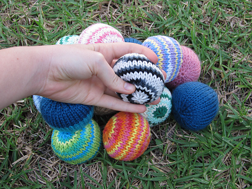 Ravelry Knitted Hacky Sack Pattern By Lisa Benden