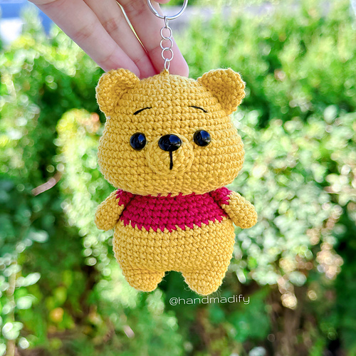 Ravelry: Pooh Keychain pattern by Trang Minh
