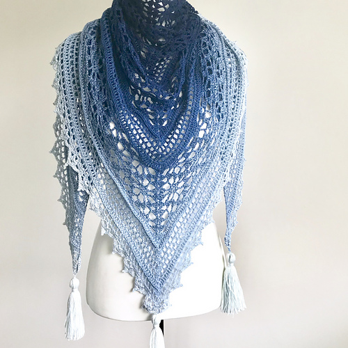 Rainforest Retreat shawl : r/crochet