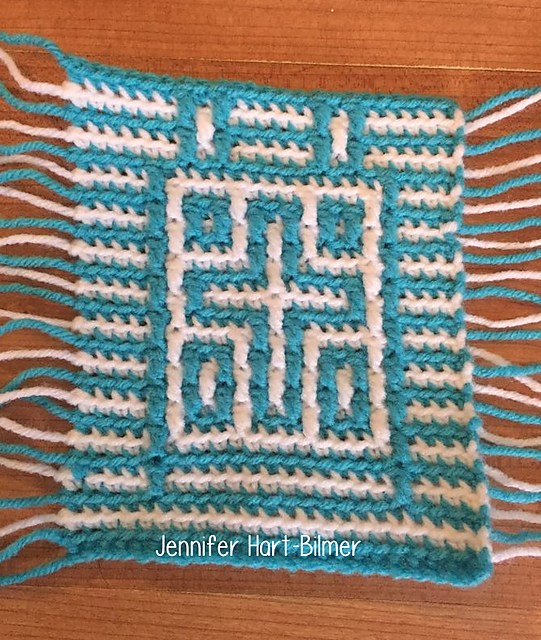 Ravelry: Sample Cross Mosaic Crochet pattern by Lissa Conley Designs, LLC