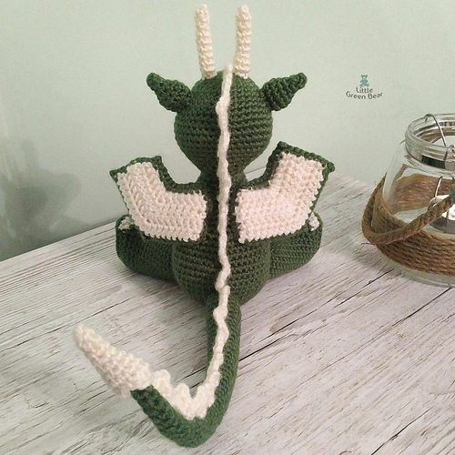 Ravelry: Denzel the Dragon pattern by Little Green Bear