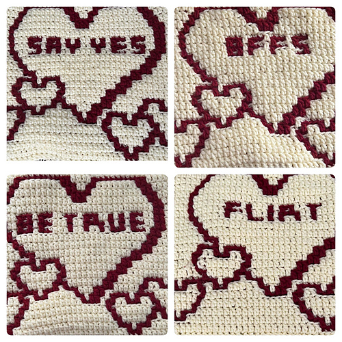 Ravelry: Sweet Talk Mosaic Hearts pattern by Marissa Tetmyer