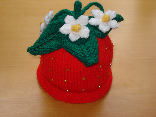 Ravelry: Strawberry Baby Hat pattern by Rachel Murray