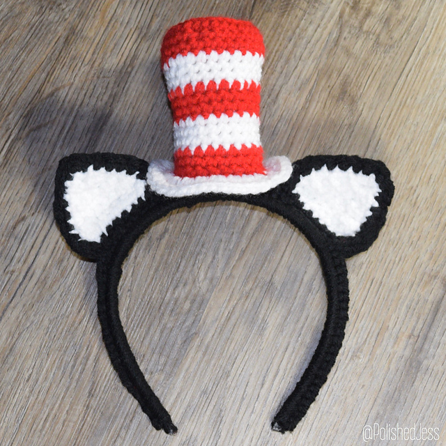 Ravelry: Cat in the Hat Headband pattern by Sarah Zimmerman