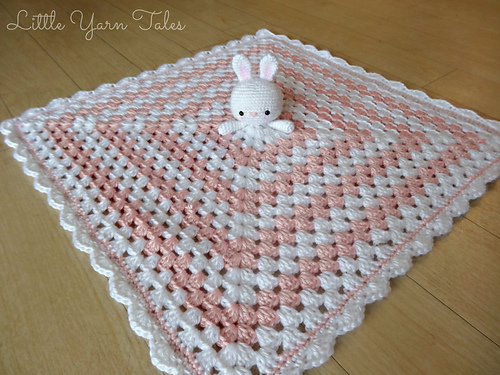Ravelry: Bunny for Bunny lovey/security blanket pattern by Elysia McWatters