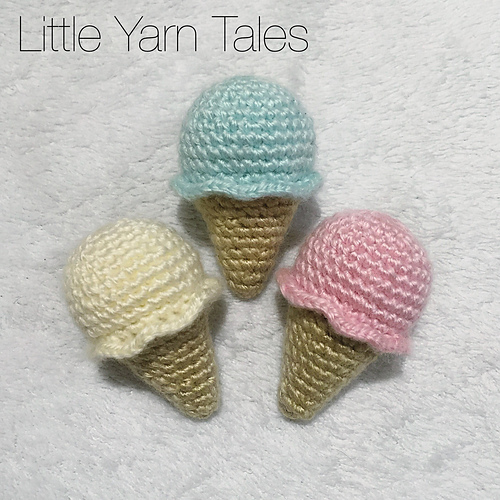 Ravelry: Crochet Ice-cream pattern by Elysia McWatters