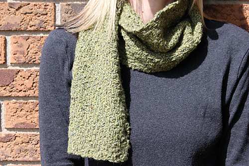 Ravelry: Diagonal Rib Scarf pattern by Joan Janes
