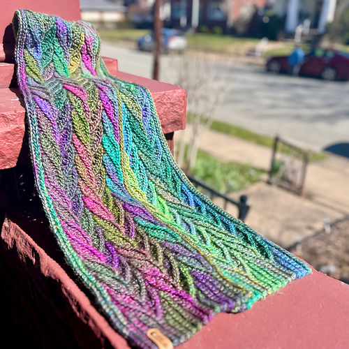 Ravelry: Rainforest Scarf pattern by Liudmyla Hefny