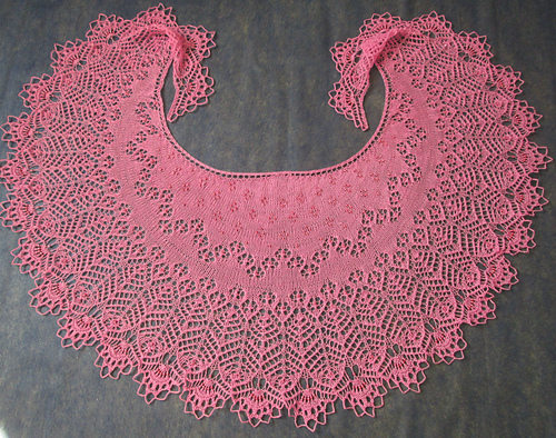 Ravelry: Shawl Fragrant Liatris pattern by Olga Bochkareva