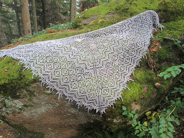 Ravelry: Crystal Morning Shawl pattern by Elena Vladimirovna