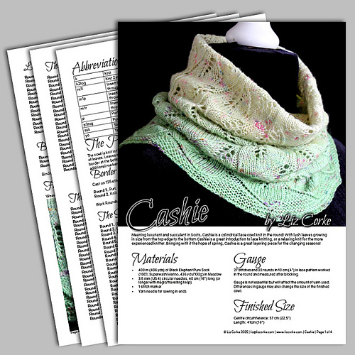 Ravelry: Cashie pattern by Liz Corke