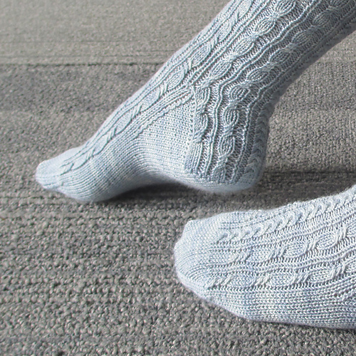 Ravelry: Twists & Braids Socks pattern by Elizabeth Seidle