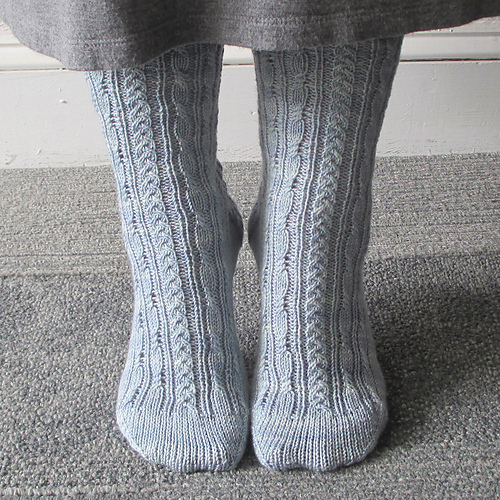 Ravelry: Twists & Braids Socks pattern by Elizabeth Seidle