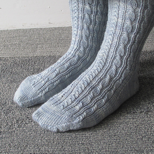 Ravelry: Twists & Braids Socks pattern by Elizabeth Seidle
