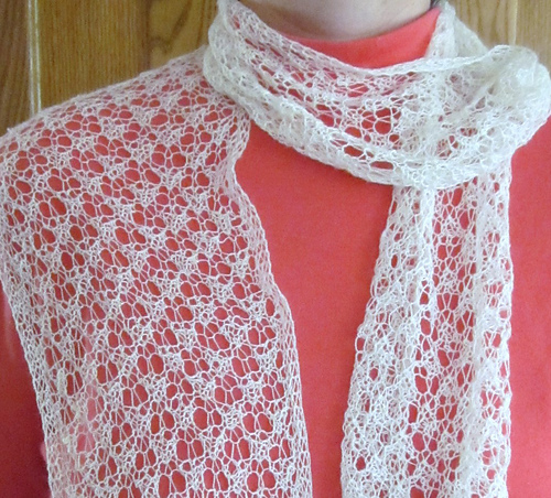 Ravelry: My First Lace Scarf pattern by Sally Melville & Caddy Melville ...