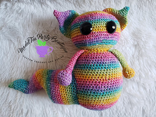 Ravelry: Tatzelwurm Cryptid pattern by Lizzie Livett-Buchanan