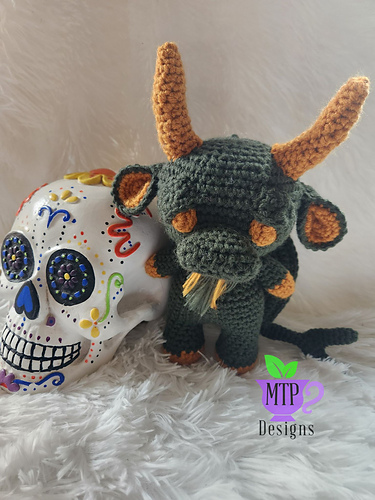 Ravelry: Baltor the Littlest Baphomet pattern by Lizzie Livett-Buchanan