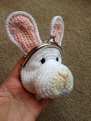 Ravelry: Rabbit Coin Purse pattern by Laura Sutcliffe