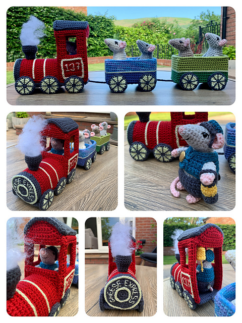 Ravelry: Mouse in a Train pattern by Laura Sutcliffe