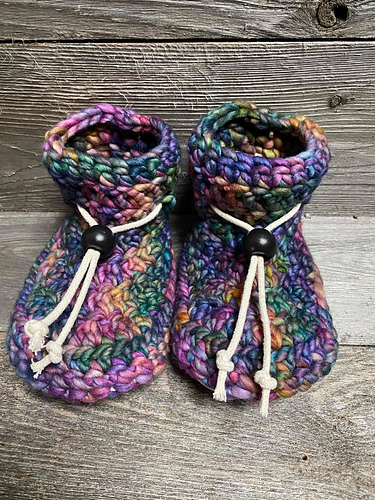 Ravelry: Sheepskin Slippers for Children pattern by Christine Kitchen