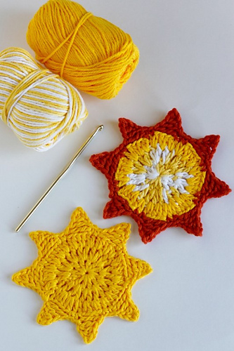 Ravelry: Sun Coasters pattern by Marie LeBaron