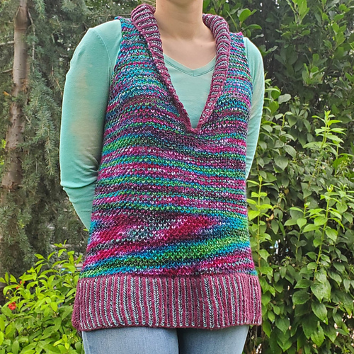 Ravelry: Brioche of the Tetons Vest pattern by Allyson S