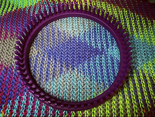 Ravelry: Loom Knit Planned Pooling/Dazzling Diamonds Scarf pattern by ...