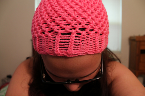 Ravelry: Figure 8 Cap pattern by Heather Dellinger