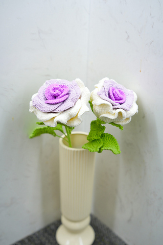 Ravelry: Crochet Big Thai Rose Flower pattern by Loopara Crochet