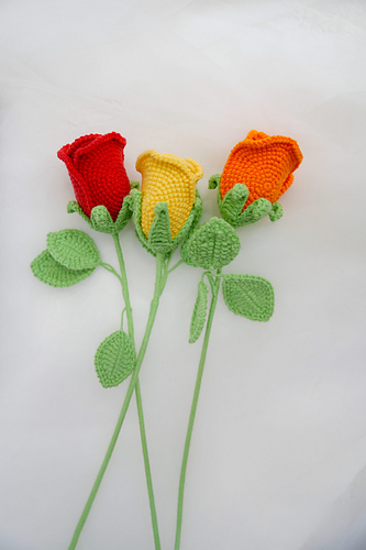 Ravelry: Crochet Easy Rose Flower pattern by Loopara Crochet
