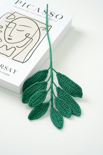 Ravelry: Crochet Sage Leaf pattern by Loopara Crochet