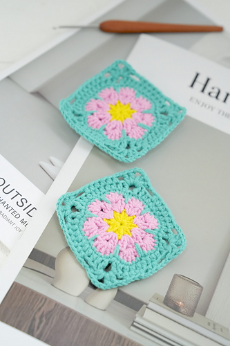 Ravelry: Crochet Boho Granny Square pattern by Loopara Crochet
