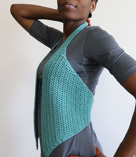 Ravelry: Open Back Summer Vest pattern by Rose Obom