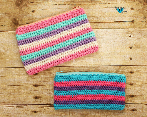 Ravelry: Zipper Pouch pattern by Loops and Love Crochet