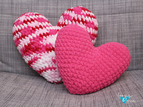 Ravelry: Heart Pillow pattern by Loops and Love Crochet