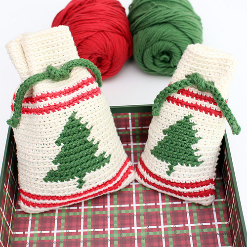 Ravelry: Christmas Tree Bag pattern by Loops and Love Crochet