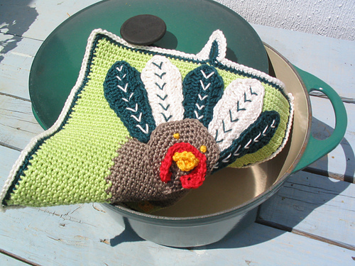 Ravelry: Turkey potholder pattern by Di Greenall