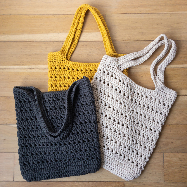 Ravelry: Jain Tote Bag pattern by Loopy Handmade