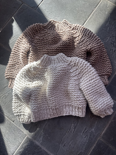 Ravelry: My First Sweater - Easy Top-Down pattern by Loopy Mango