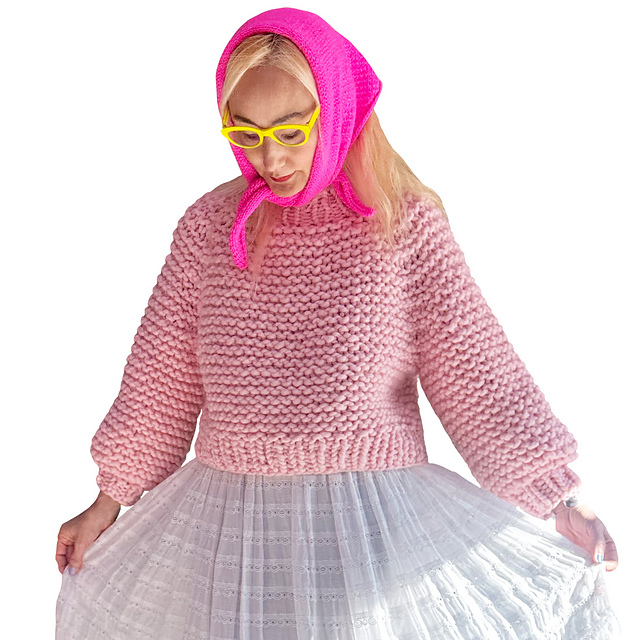 Ravelry: My First Sweater - Easy Top-Down pattern by Loopy Mango