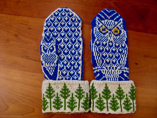 Ravelry: Loranel's Nattugla/ Night Owl Mittens