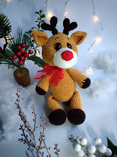 Ravelry: Reindeer Rudolf pattern by Loren Ver