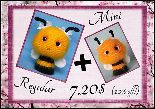 Ravelry: Fuzzy Bee pattern by Elfin Thread