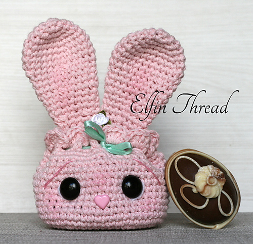 Ravelry: Easter Bunny Pouch pattern by Elfin Thread