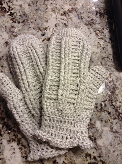 Ravelry: LoriSiddall's Candy Cane Mittens