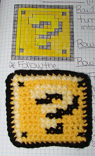 Ravelry: Mario ? Block Coin Purse pattern by Lisa Gullion