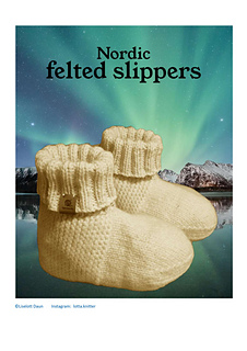 Ravelry: Nordic felted slippers pattern by Liselott Daun