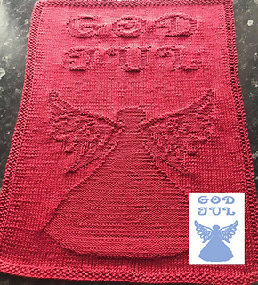 Ravelry: Nr. 340 Angel God Jul guest towel pattern by Lotte Nielsen