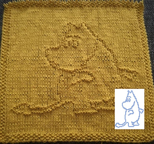 Ravelry: Nr. 164 Moomin Troll 65 stitches pattern by Lotte Nielsen